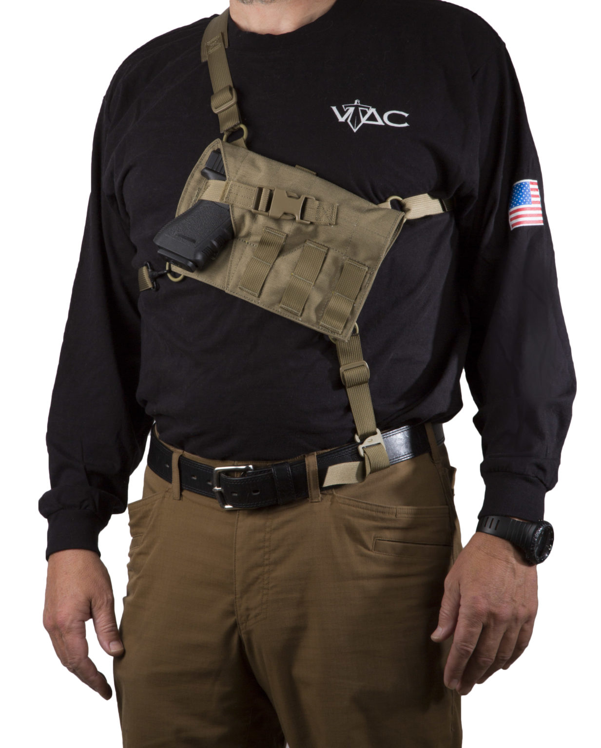 VTAC BIG RIG CHEST HOLSTER (SEMI-AUTO) - VIKING TACTICS Inc