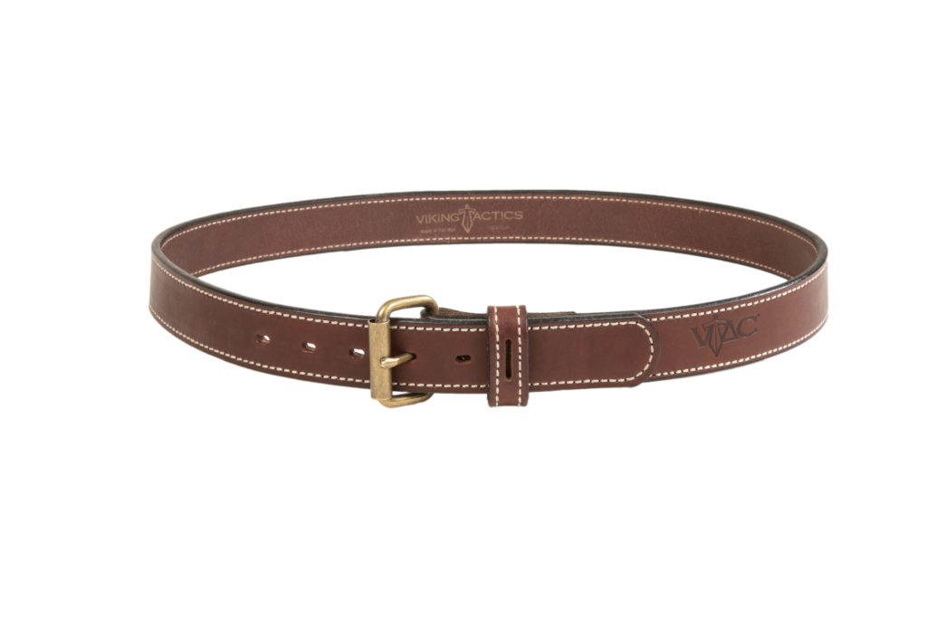 VTAC LEATHER BLACKOUT/BROWNOUT BELT - WITH STITCHING - VIKING TACTICS Inc