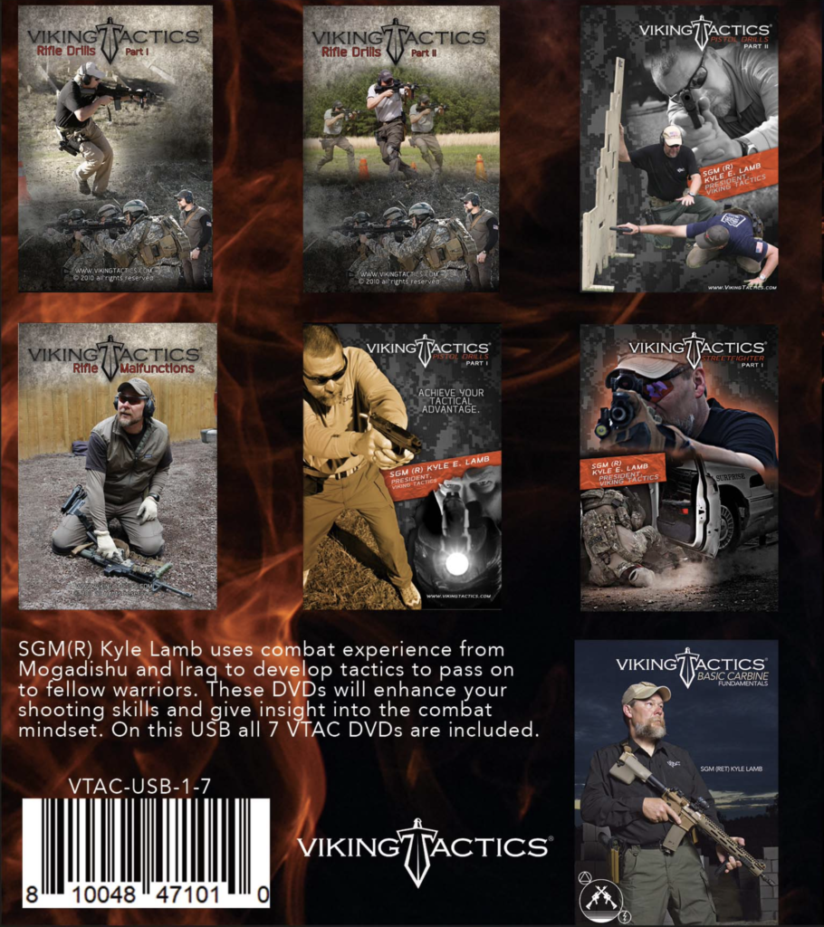 VTAC Video Collection (Seven Complete Courses) on USB - VIKING TACTICS Inc